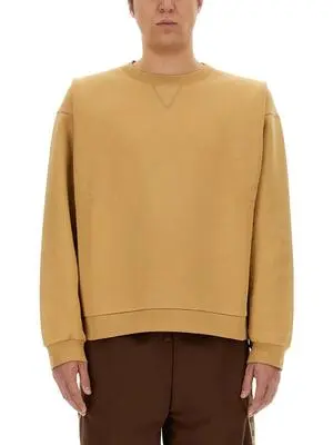 Gucci Sweatshirt With Web Ribbon Detail - Cream