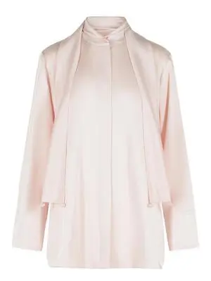 JIL SANDER JIL SANDER Fiocco Acetate And Viscose Shirt Pink