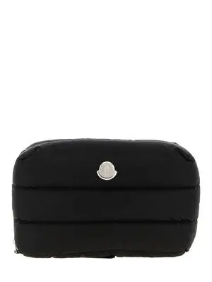 Moncler Caradoc Padded Quilted Nylon Beauty Case - Black