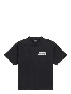 Balenciaga Jersey T-shirt - Black