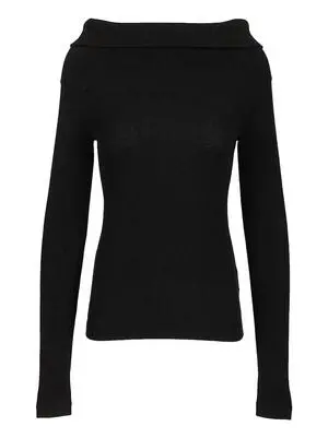 LISA YANG Claudina Top - Black