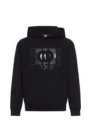 Gucci Logo Cotton Hoodie - Multicolor