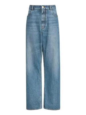 Alaïa Low Waist Pants - Blue