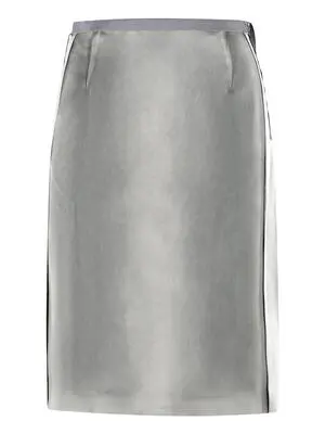 MAISON MARGIELA Maison Margiela Grey Viscose Midi Skirt Women Gray