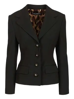 Dolce & Gabbana Wool Blazer - Black
