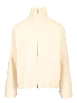 Max Mara Viscose Crepe Cardigan - White