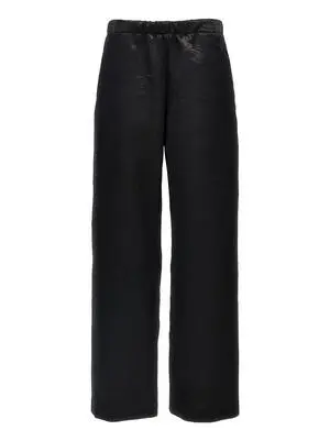 Givenchy Shiny Straight Leg Trousers - Black