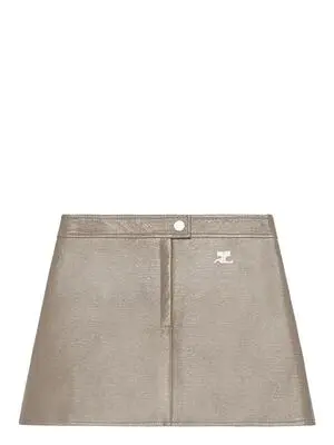 COURREGES Reedition Miniskirt - Brown