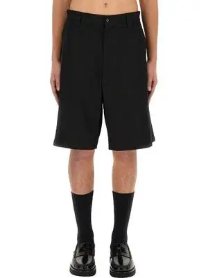 Moschino Bermuda With Logo - Black