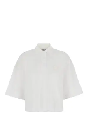 Brunello Cucinelli Cotton Polo With Logo Patch - Multicolor