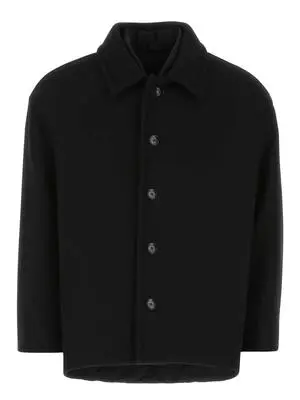 Valentino Garavani Wool Blend Coat - Black