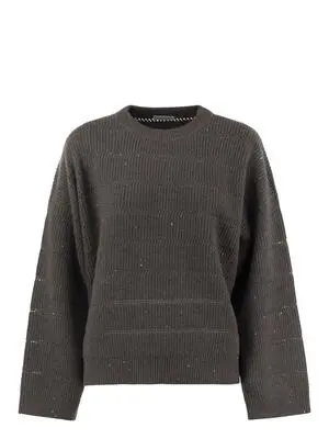 Brunello Cucinelli Cashmere And Wool Sweater - Multicolor