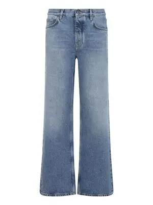 Off-White Half Arrow Slim Relaxed Jeans - Blue