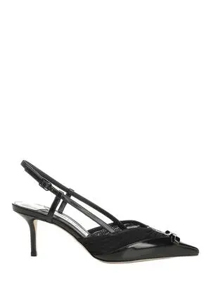 JIMMY CHOO Afia Décolleté 65 Slingback Pumps - Black