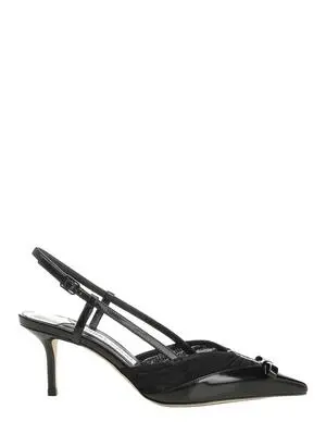 JIMMY CHOO Afia Décolleté 65 Slingback Pumps - Black