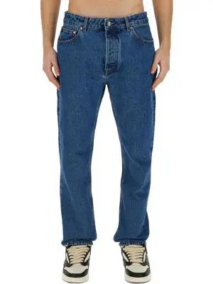 Palm Angels Straight Leg Jeans - Multicolor