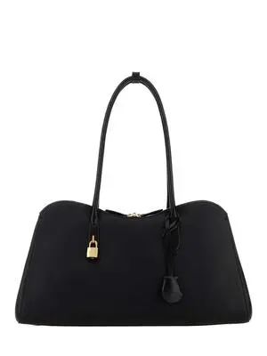 Stella McCartney Stella Mccartney Women Black Synthetic Leather Ryder Shopping Bag Black