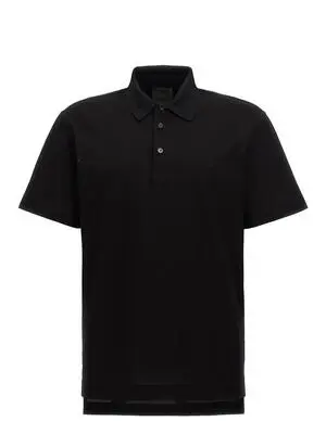 Givenchy Logo Embroidery Polo Shirt - Black