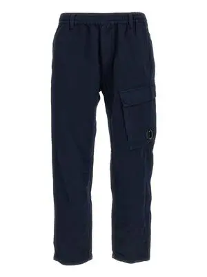 C.P. COMPANY C.P. COMPANY Linen Blended Cargo Trousers Multicolor