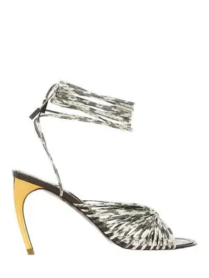 FERRAGAMO Leather Sandal - Multicolor