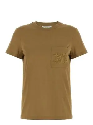 Max Mara Cotton T-shirt - Brown