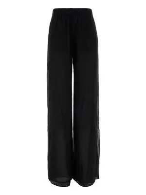 Andamane Jersey Lena Wide-leg Pant - Black