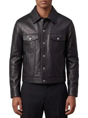 Bottega Veneta Leather Jacket - Black