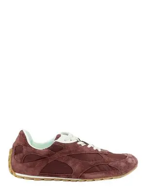 Bottega Veneta Orbit Flash Suede And Nylon Sneakers - Multicolor
