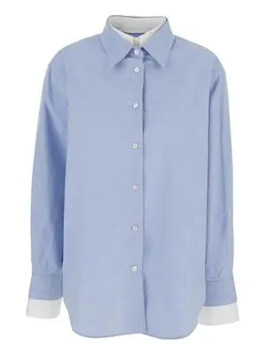 ACNE STUDIOS ACNE STUDIOS Sitara Melange Cotton Shirting Shirt