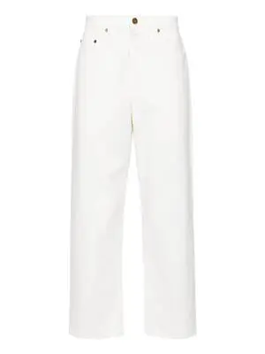GOLDEN GOOSE Loose Fit Denim Jeans - White