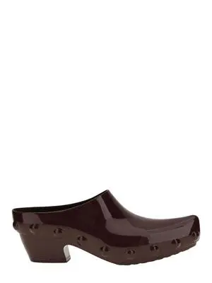 Bottega Veneta Rubber Clom Pumps - Brown