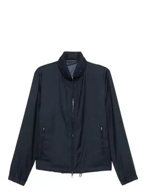 Giorgio Armani Cashmere And Silk Blend Blouson Jacket - Multicolor