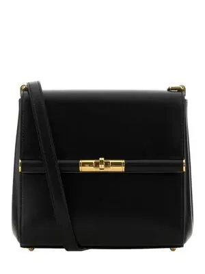 Dolce & Gabbana Leather Marlene Crossbody Bag - Black