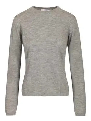 Max Mara Cashmere Crew Neck Sweater - Gray