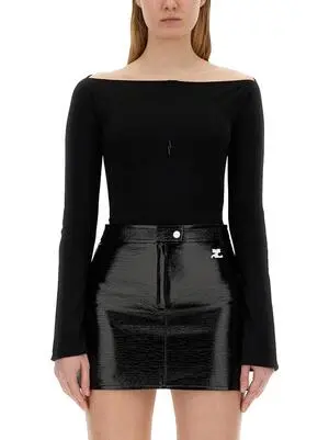 COURREGES Jersey Body - Black