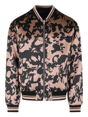Dries Van Noten Volker Reversible Bomber Jacket - Pink