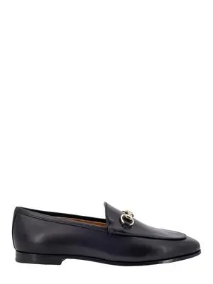 Gucci Leather Jordaan Loafers - Black