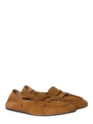 Miu Miu Miu Miu Women Miu Miu Suede Loafers Brown