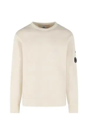 C.P. COMPANY Cotton Sweatshirt - Cream