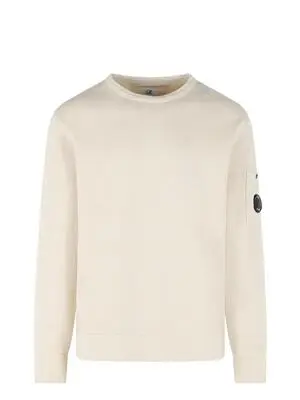 C.P. COMPANY Cotton Sweatshirt - Cream