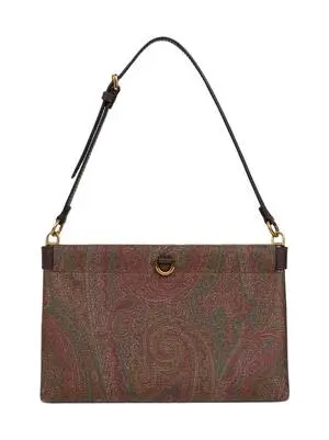Etro Mini Clutch Talk Shoulder Bag - Brown