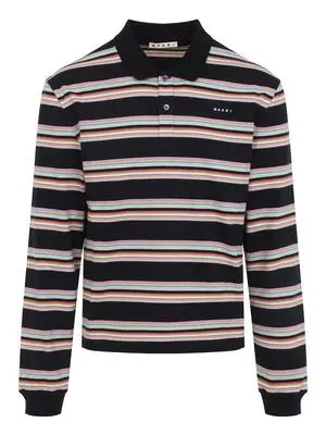 Marni Cotton Polo - Green