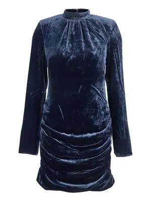 ROTATE BY BIRGER CHRISTENSEN Velvet Mini Dress - Multicolor