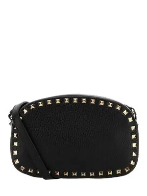 Valentino Garavani Leather Rockstud Crossbody Bag - Black