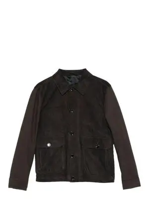 Brioni Suede Leather Jacket - Multicolor