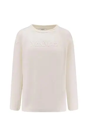 Max Mara Berma Cotton And Silk Sweatshirt - Multicolor