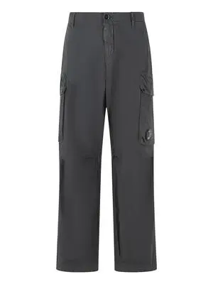 C.P. COMPANY Cotton Cargo Pants - Gray