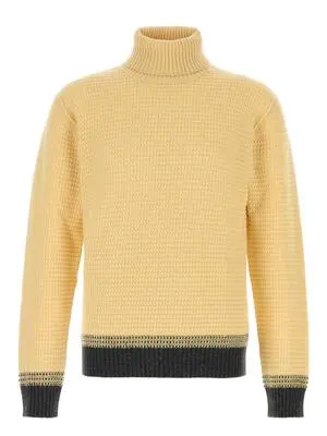 Zegna Cashmere Turtleneck Sweater - Yellow