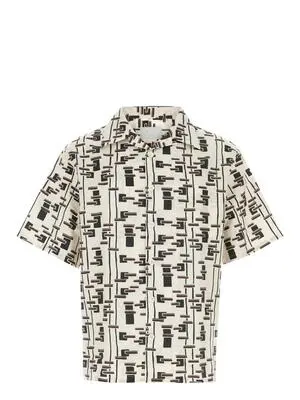 Prada Printed Poplin Shirt - Multicolor