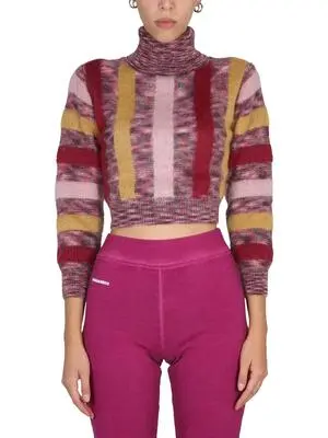 Dsquared2 Cropped Shirt - Multicolor
